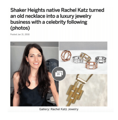 Cleveland.com Rachel Katz Feature - Rachel Katz Jewelry