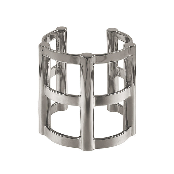Cage Cuff | Gun Metal | Women's Bracelets - Rachel Katz Jewelry
